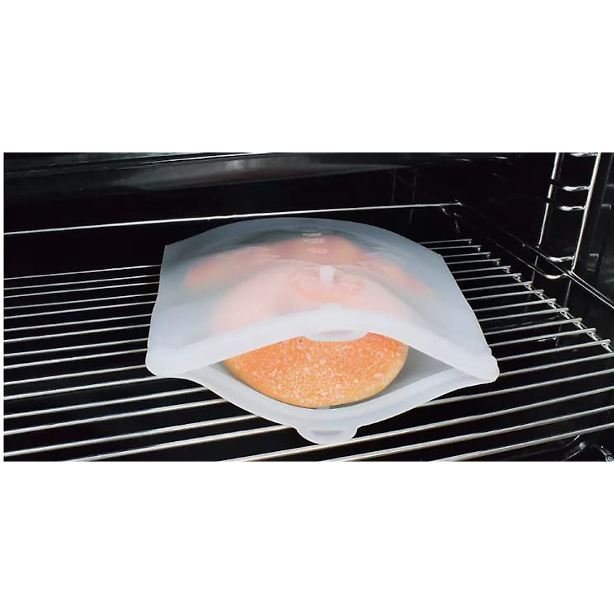 Reusable Silicone Ziplock Food Bags with 100% Leak Proof | 100% Sustainable, Zero Plastic | Microwave safe, Freezer Safe & Dishwasher Safe | Reusable bags with 3 Sizes(2 Small, Medium, Large) | a Hook For Easy Hanging