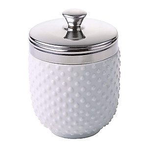 DRH Egg Coddler with White Dots For Easy Cook Meals and Ways To Cook Eggs In Porcelain Dish