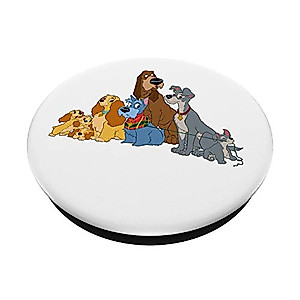 Disney Lady and the Tramp Dogs PopSockets PopGrip: Swappable Grip for Phones & Tablets