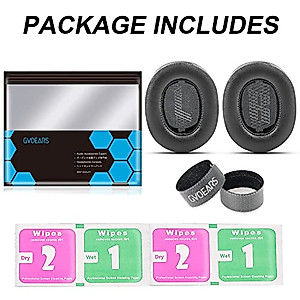 Replacement Earpads Cushions for JBL Live 500BT Wireless Headphones, Live 500 BT Ear Pads with Protein Leather, Noise Isolating Memory Foam