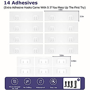 Adhesive Shower Caddy - 5 Pack Rustproof Corner Shower Rack, Drill-Free & Quick-Dry Shower Shelf，Stainless Steel Shower Storage Rack with Soap Holder & Toothpaste for Inside Shower with Large Capacity