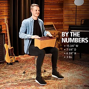 Meinl Bongo Cajon Box Drum - NOT MADE IN CHINA - Super Natural Finish Playing Surface and Hardwood Body, 2-YEAR WARRANTY (BCA1SNT-M)