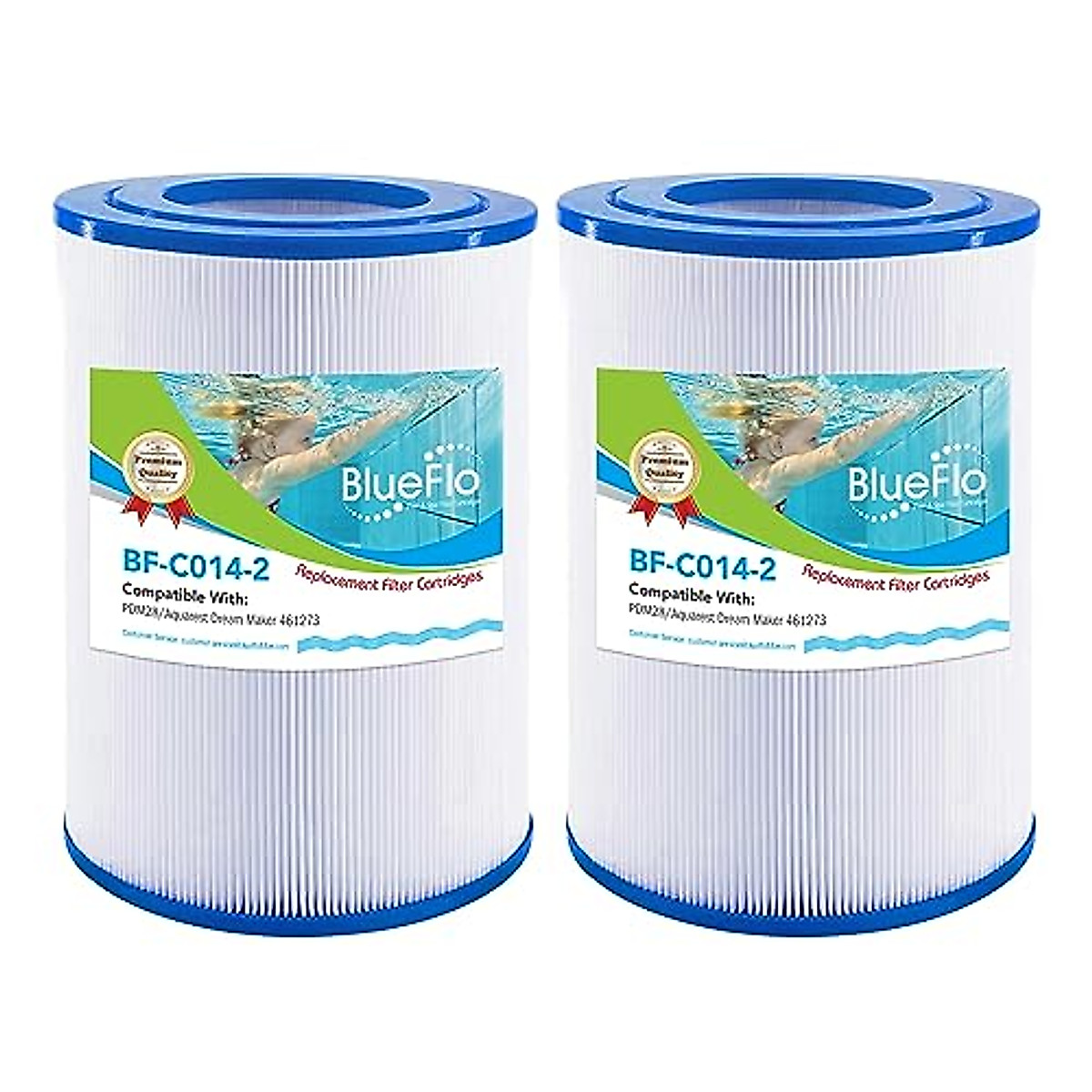BLUEFLO Spa Filter Replace PDM28, Aquarest Dream Maker 461273 Hot Tub Filter, 2 Pack