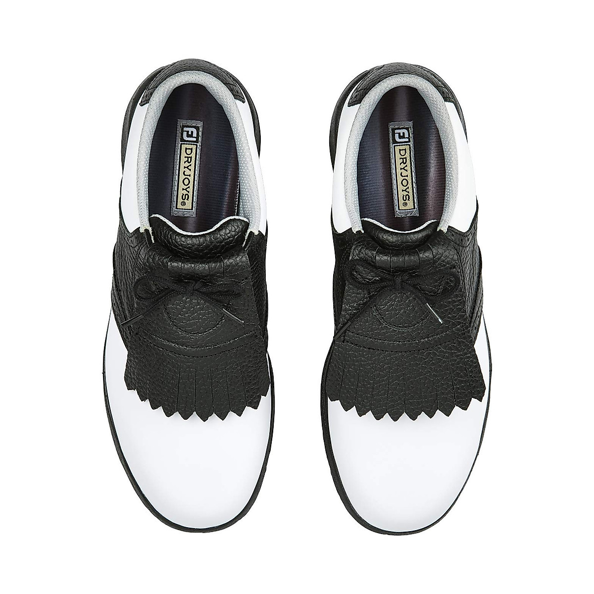 FootJoy Women's DryJoys Previous Season Style Golf Shoes White 5 M Luggage Brown, US