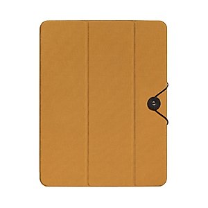 Native Union W.F.A iPad Folio – Foldable Stand and Cover Made of Recycled Materials Compatible with iPad Air 13" M2, iPad Pro 12.9" with Easy Magnetic Attachment and Button and String Design (Kraft)