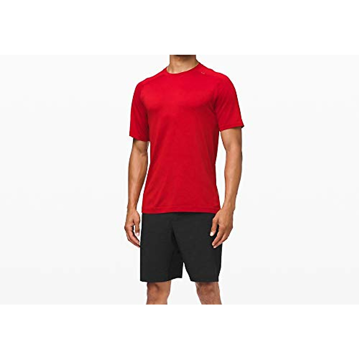 Lululemon Athletica Lululemon Mens Metal Vent Tech Short Sleeve Shirt (Dark Red, M) Medium