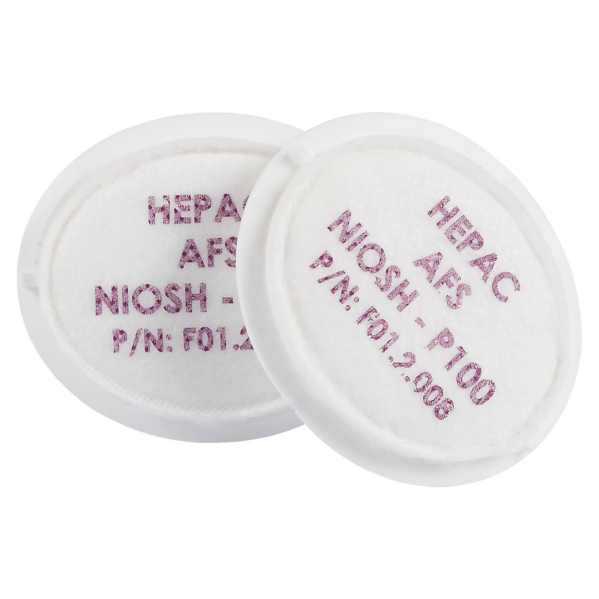 Trend Replacement P100 Filters (1 Pair) for the Trend Air Stealth Half Mask, HEPAC Filtration, NIOSH P100, APF10 x WEL, STEALTH/4,White