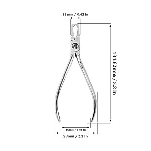 MOHLAN Dental Orthodontic Bracket Remover Pliers - Stainless Steel Braces Removal Tool Kit - Bracket Remover for Braces - Braces Removal Kit - Orthodontic Tools