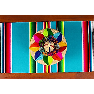 2-Pack Genuine Mexican Handwoven Tortilla Basket | Fiesta Mexican Tortilla Warmer |Tortilla Holder |Tortillero | Palm Straw Baskets Handmade in Mexico | Mexican Bowls (1, Floral)