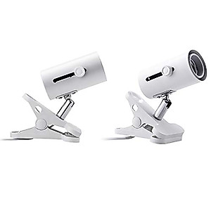 superdream Reptile Lamp Fixture Holder, Adjustable Stand Socket for Pet Brooder Lizard Turtle Snake Aquarium Habitat Heat Lamps (Write)