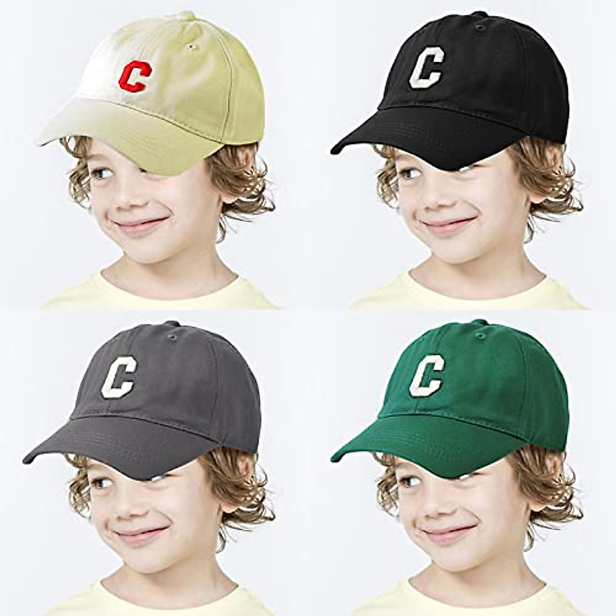 Fashion Baby Baseball Cap Children's Cap Spring and Autumn Boy's Cap Girl's Visor Sunscreen Baby Hat (Black, One Size)