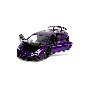 HyperSpec 1:24 Lamborghini Huracan Performante Candy Purple Die-cast Car, Toys for Kids and Adults