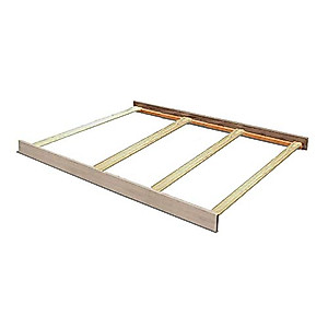 Full-Size Conversion Kit Bed Rails Compatible with Oxford Baby, Soho Baby, Ozlo Baby & Avalon Baby Cribs | See Description for List of Compatible Cribs (Washed Sand)