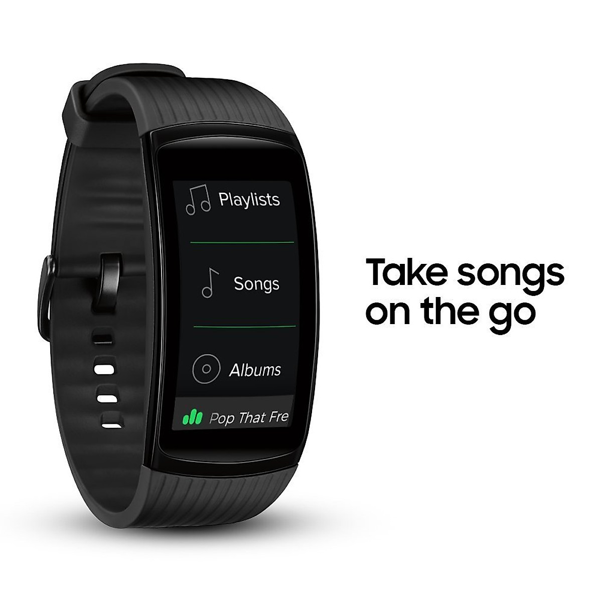 Samsung Gear Fit2 Pro Fitness Smartwatch (Small) - Black (Renewed)