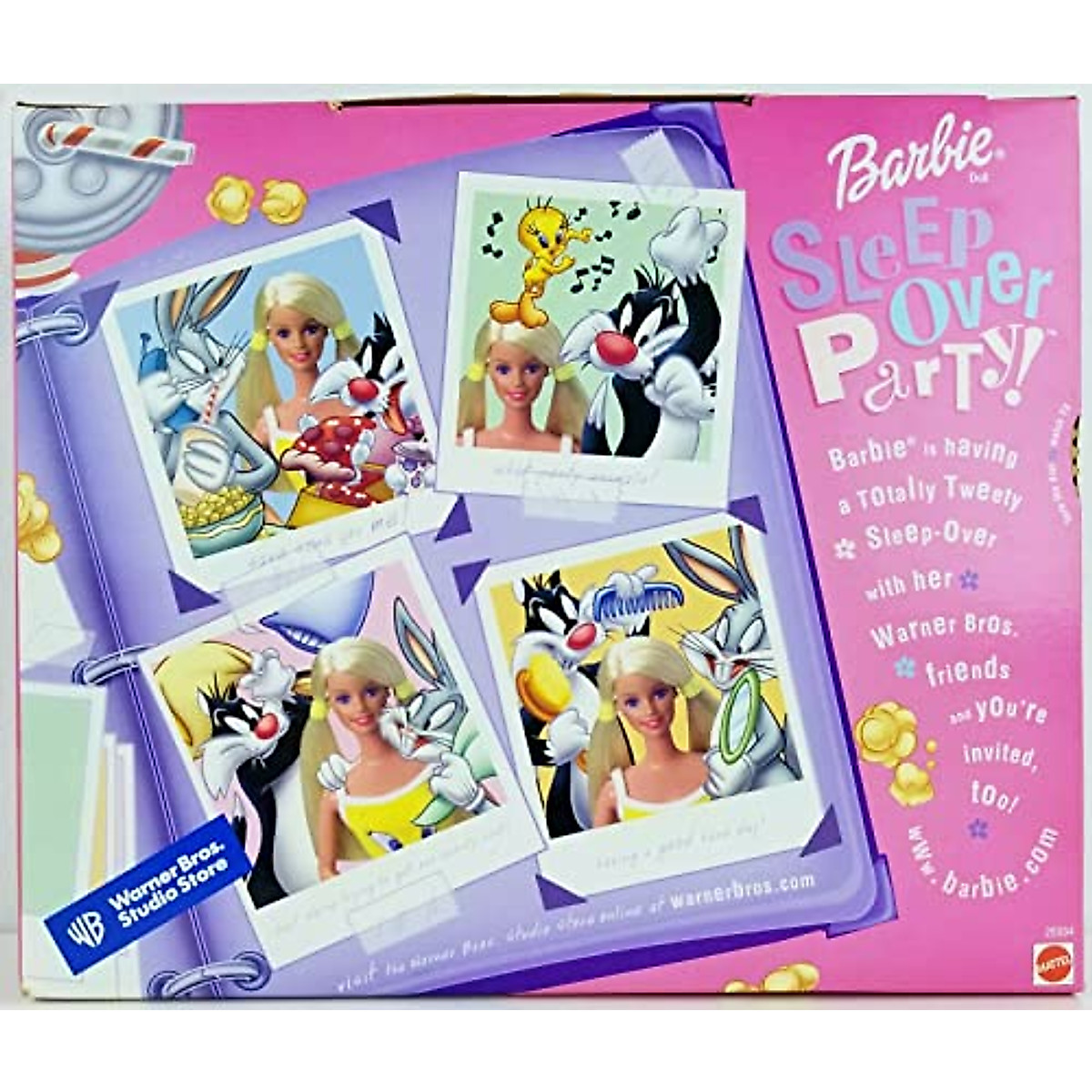 Barbie Tweety Sleep Over Party Warner Bros. Studio Store Doll