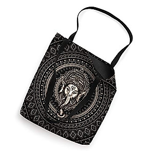 Lord Ganesha - Sepia Black Tote Bag