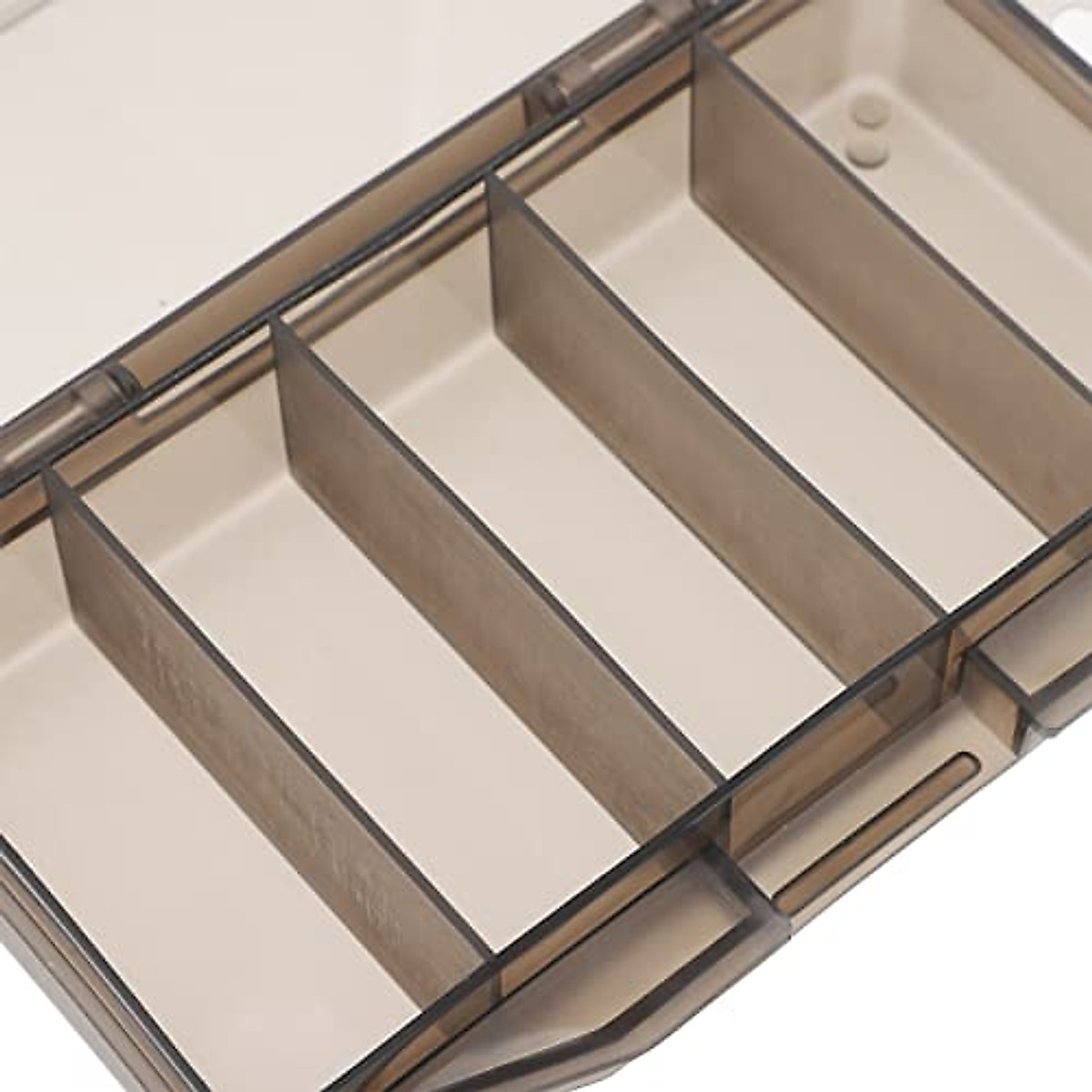 LIOOBO Fishing Tackle Case Fishing Tackle Box 2Pcs Fishing Gear Boxes Fish Hook Containers Storage Boxes Fishing Gear Supplies Snackle Box Container Fishing Fishing Tackle