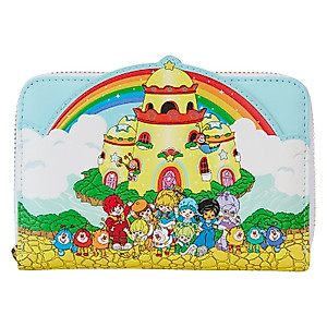 Loungefly Rainbow Brite Color Castle Zip Around Wallet