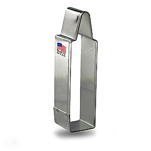 Crayon Cookie Cutter 4.25 Inch – Made in the USA – Foose Cookie Cutters Tin Plated Steel – Crayon Cookie Mold