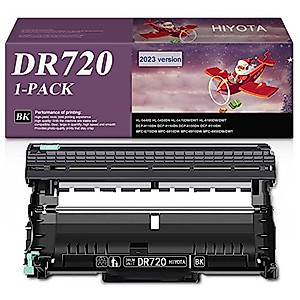 HIYOTA DR-720 Black 1-Pack Compatible Replacement for Brother DR720 DR 720 Drum Unit MFC-8710DW 8810DW 8950DW/DWT HL-5440D 5450DN 5470DW/DWT 6180DW/DWT DCP-8110DN 8150DN 8155DN Printer