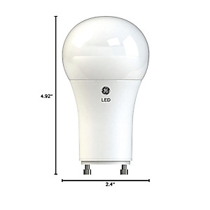 GE Lighting Relax LED Light Bulb, 10 Watts (60 Watt Equivalent) Soft White HD Light, Plug-In GU24 Base, Dimmable (1 Pack)