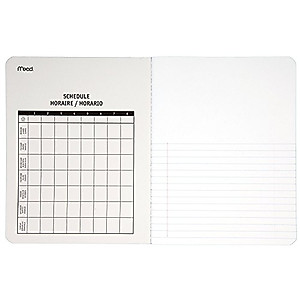 Mead Composition Books/Notebooks, Wide Ruled Paper, 100 Sheets, 9-3/4" x 7-1/2", 3 Pack (38063)