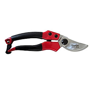 TABOR TOOLS S821A Bypass Pruning Shears, Makes Clean Cuts, Great for S-M Size Hands. Professional Sharp Secateurs, Hand Pruner, Garden Shears, Clippers for The Garden.