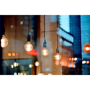 SD LUX Vintage Edison Light Bulb 8W 1000LM dimmable 100W Equivalent LED Bulb G30 Globe, Warm White 2700K E26 Medium Base, 2 pcs (2)