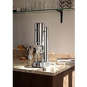 aarke Carbonator Pro Premium Carbonator/Sparkling & Seltzer Water Maker with Glass Bottle - Stainless Steel
