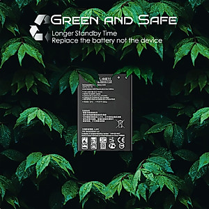 Qoutmcuy [2025 Upgraded] 4600mAh BL - 44E1F Replacement Battery for LG V20, Stylo 3/3 Plus (H918/H910/LS997/US996/VS995)