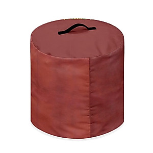 NETILGEN Air Fryer Cover Dust Cover Compatible with 6 Quart Instant Pot, Dust Protection Insulated Kitchen Appliance Cover with Top Handle and Storage Pockets for Women Gift, Chicken Sunflower Red