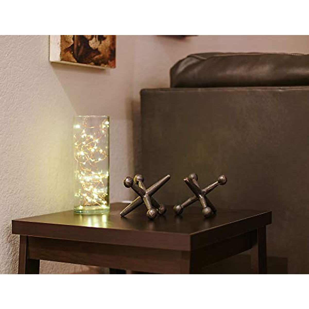 Retro Matte Grey Cast Iron Giant Jack Decorative Bookends - Table Sculptures - Door Stops 3.75 Inches Long