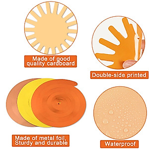 60Pcs Boho Sun Banners First Trip Around The Sun Birthday Decorations Muted Boho Sun Garland Kit Boho Sunshine Hanging Swirl for Indoor Outdoor 1st Birthday Baby Shower Favor Party Supplies Decor