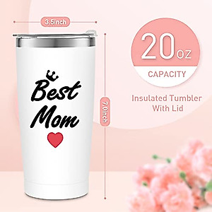 HAOYUNTE Mothers Day Gifts for Mom,Mom Tumbler,Christmas Gifts for Mom from Daughter,Cool Christmas Birthday Gifts for Mom,Gifts for Women,20 Oz