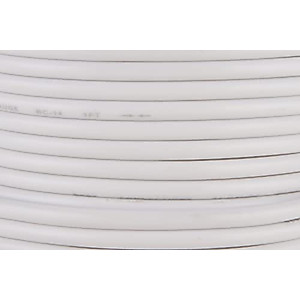 Audiopipe 14 GA Gauge 100' White Car Audio Home Primary Wire