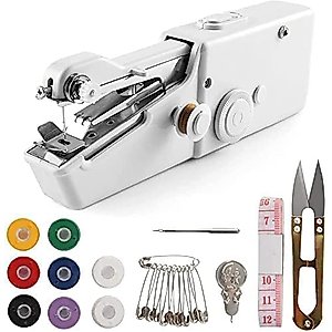 Handheld Sewing Machine, Hand Cordless Sewing Tool Mini Portable Sewing Machine, Essentials for Home Quick Repairing and Stitch Handicrafts