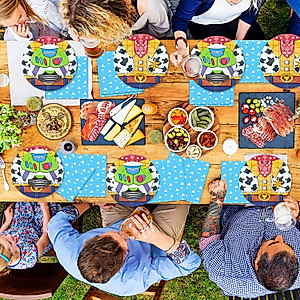 BINQOO Cartoon Blue Sky White Clouds Plates Napkins Total 40Pcs Serve 10 Toy Story Kids Birthday Party Boy Baby Shower Tableware Set Clouds Sky Dinner Plates Dessert Plates Napkins Supplies