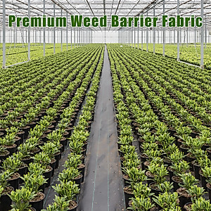 5oz Weed Barrier Landscape Fabric Heavy Duty Weed Blocker Fabric Ground Cover for Gardening&Yard(4ft x 250ft)