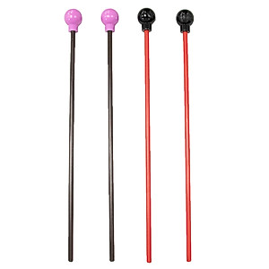 Basic Beat BB12B 12-Note Glockenspiel Kit - Colored Bells, Hard-Shell Case with Magnetic Staff Board, 12 Magnets, Extra F# & Bb Bars, and Dual Mallets Included