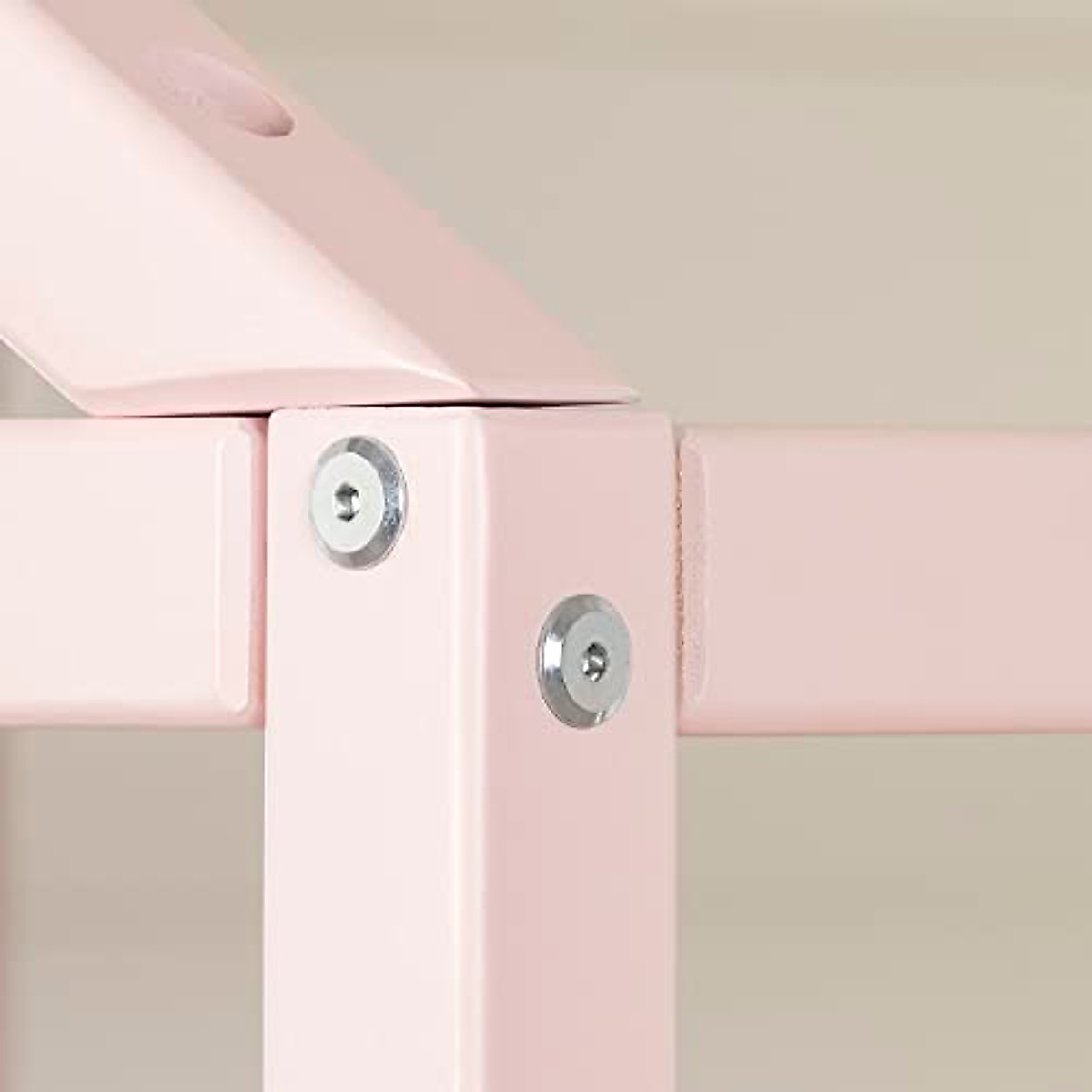 South Shore Sweedi Transition Wooden House Bed, Toddler, Pink