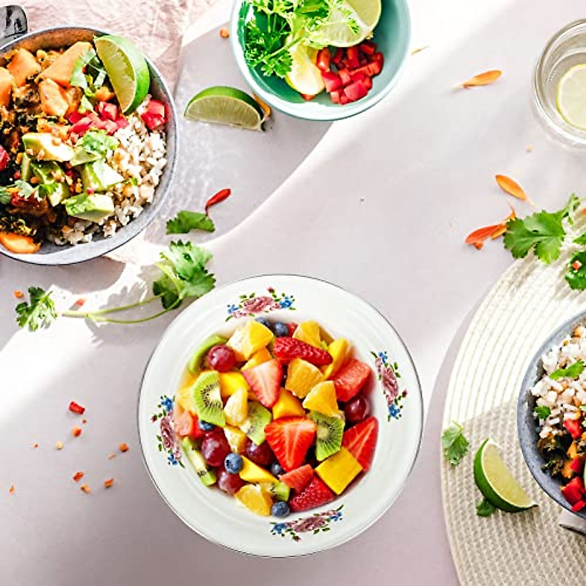 Hemoton Unbreakable Enamel Plates Enamel Plate Fruit Plate 2pcs Enamel Fruit Platter Vintage Salad Plate Enamel Washing Platter Enamel Trays Enamelware Serving Platter (30cm/ 11.8inch)