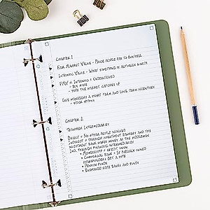 Five Star Loose Leaf Paper Plus Study App, Notebook Paper, College Ruled Filler Paper, Reinforced, Recycled, 8.5 x 11, 80 Sheets (170023),White