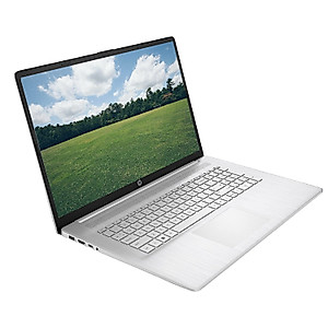 HP Laptop, 17.3" Non-Touch 60Hz Full HD (1920x1080), AMD Ryzen 5 5500U, 32GB RAM, 1TB PCIe SSD, AMD Radeon, HDMI, Webcam, WiFi, Bluetooth, Windows 11 Home, Natural Silver