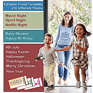 16 FT Outdoor Inflatable Projector Screen -NOZZCO- Portable Giant Movie Screen + 10x Printable Movie Ticker Templates + Lightweight & Easy to Inflate –Premium Material Made for Family Pool Party