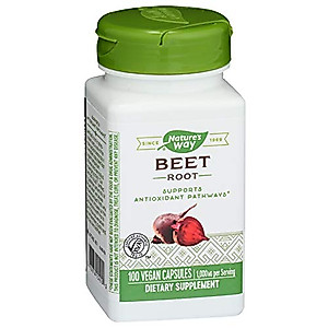 Natures Way Beet Root 100 Vegetarian capsule, 100 ct