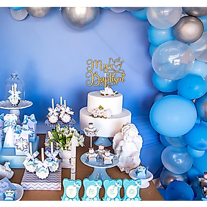 My Baptism Cake Topper, First Holy Communion, On Your Confirmation, Bridal Shower/Wedding/Baptism/Christening Baby Shower Party Decorations, Gold Glitter