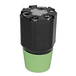 2Layer Car Holder and Cash Organizer for Vehicle Use - Portable Money Bank with Paper Money Storage Container - Black and Green Money Box - Dollar Bill Saver for Car