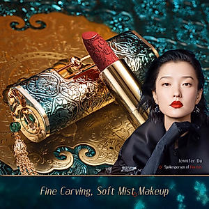 FLORASIS Blooming Rouge Love Lock Lipstick Long-Lasting Sculpting Lipstick Misty Matte Finish Lightweight Nourishing for Everyday Use (M1314 Together Forever)