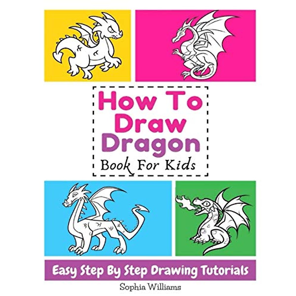 How To Draw Dragon Book For Kids Easy Step-By-Step Drawing Tutorials