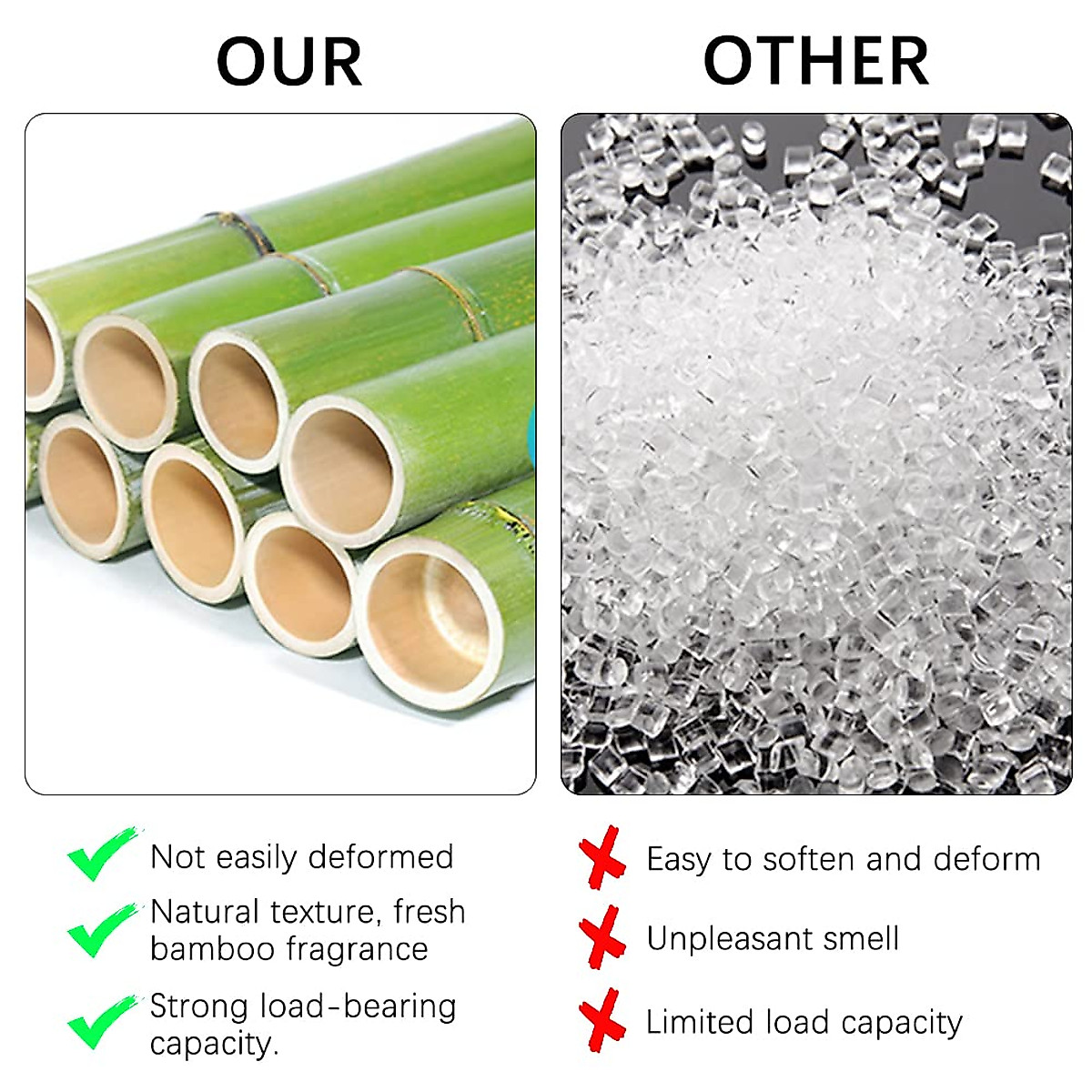 LZYMSZ Bamboo 4-Tier Kitchen Storage Carts with Wheels, Lockable Slim Bathroom Organizer Laundry Room Organizer, Easy Assemble Rolling Cart Storage Shelf for Narrow Places (23.6 x 7 x 37.8inch)